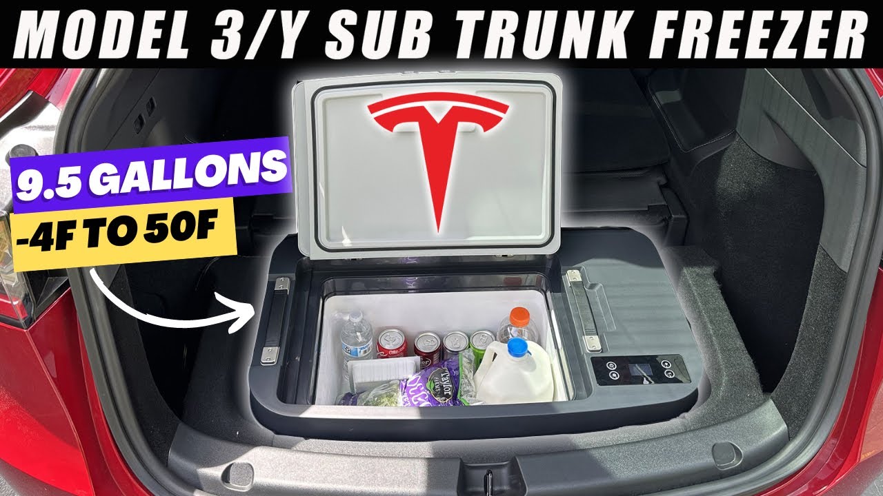 TeslaFridge powerful cooler for Tesla Model 3, Y and X Sub-Trunk ...